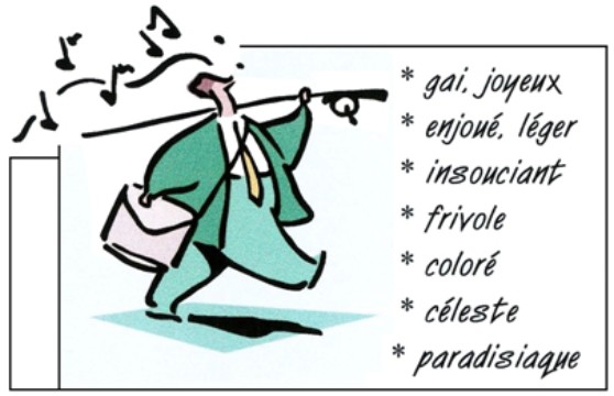 Exercice : le caractère d'un morceau de musique - La Fontaine